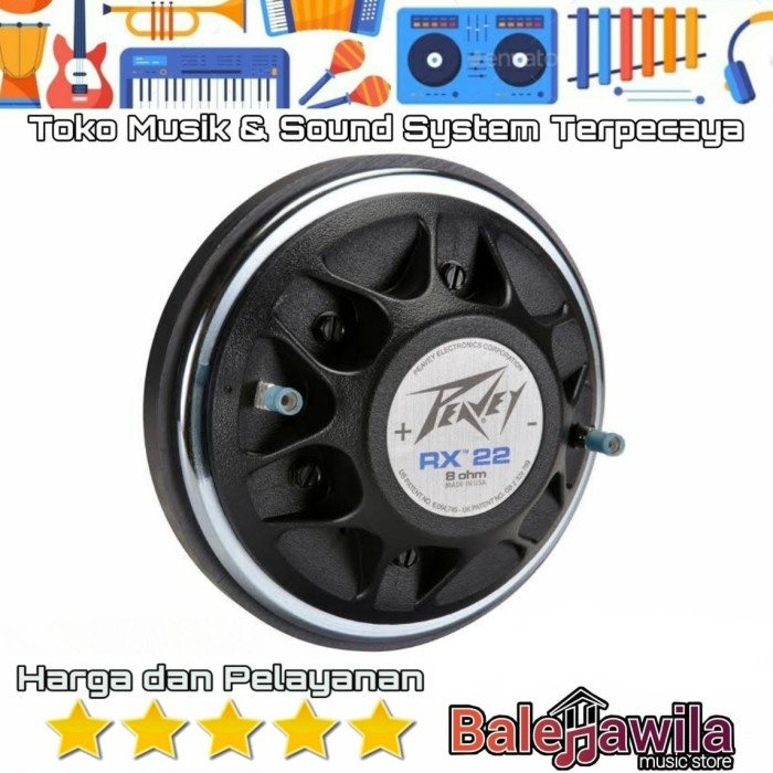 Jual PROMO PEAVEY RX22 RX 22 PROFESSIONAL 1" 8 OHM TITANUM TWEETER MADE ...