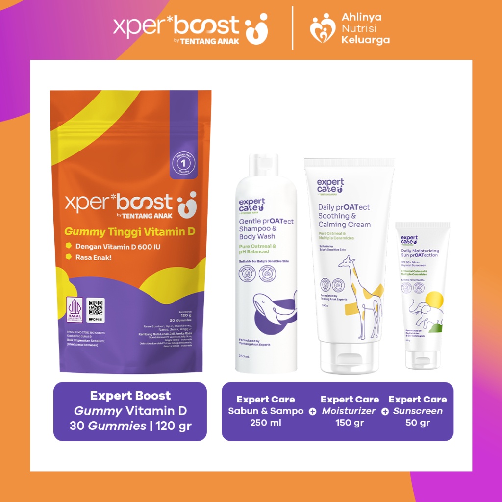 Jual Expert Boost - Paket Bundling | Gummy Vitamin D 600 IU + Expert ...