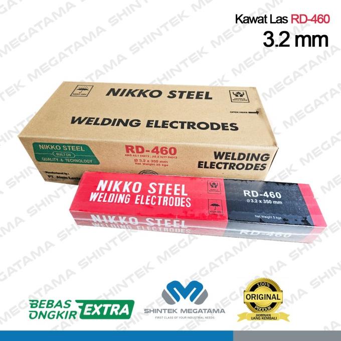 Jual TERBARU - Kawat Las RD 460 3.2 mm (5 KG) Nikko Steel/ Las ...