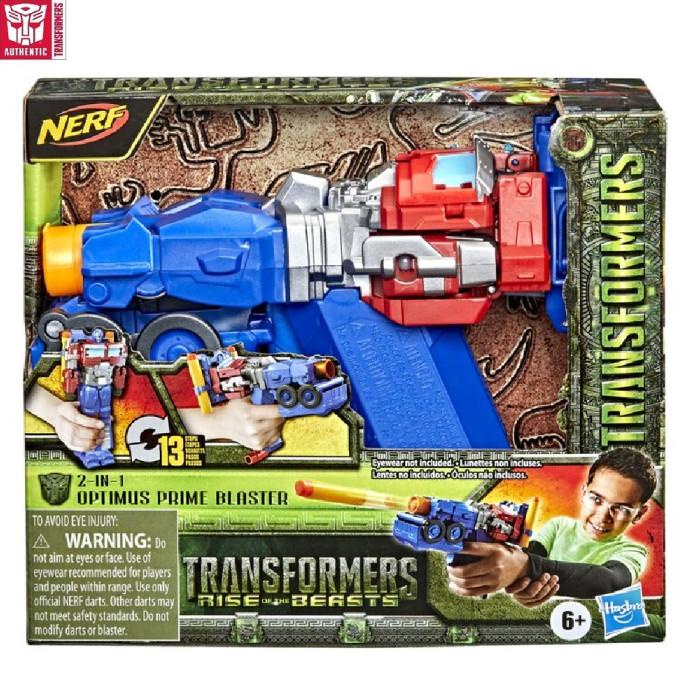 Jual NERF TRANSFORMERS Rise Of The Beasts 2-IN-1 Optimus Prime Blaster ...
