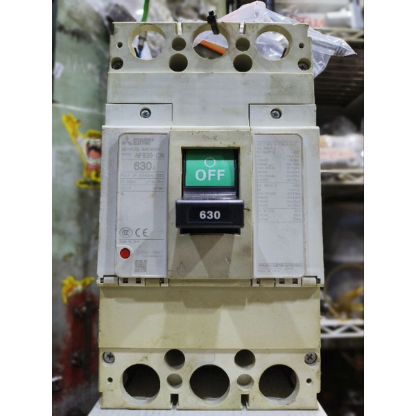 Jual BREAKER MITSUBISHI 3P 630A/MCCB MITSUBISHI NF630-CW 3P 630A ...