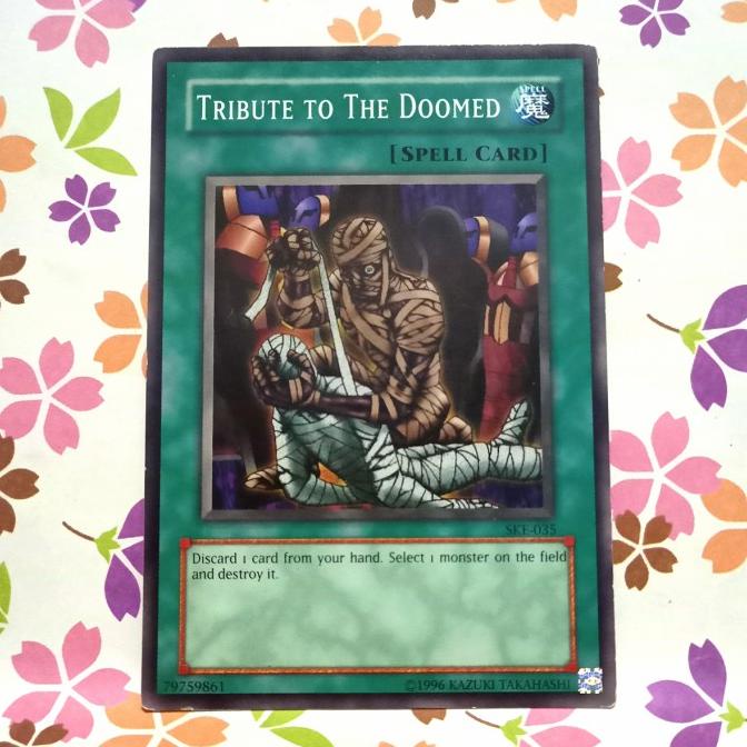 Jual yugioh tcg Tribute to The Doomed SKE-035 Common Unlimited | Shopee Indonesia