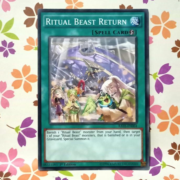 Jual yugioh tcg Ritual Beast Return RATE-EN064 Common 1st Edition | Shopee Indonesia