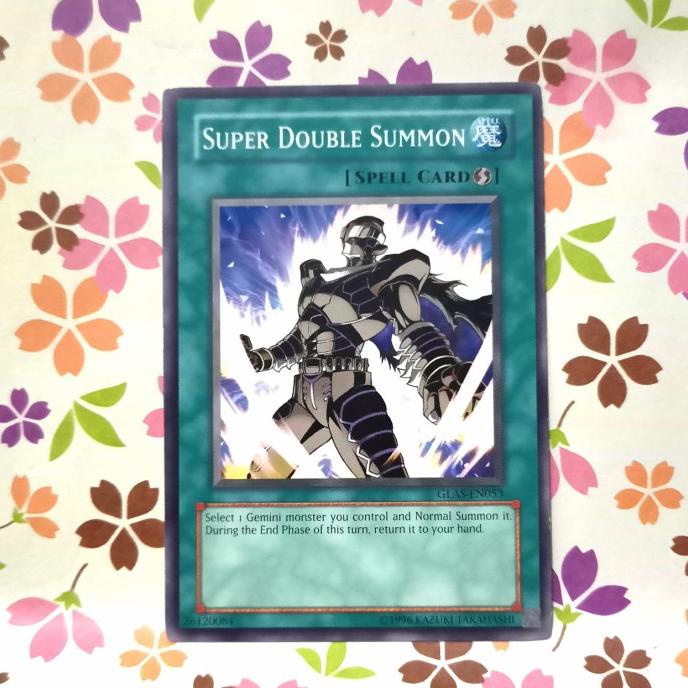 Jual yugioh tcg Super Double Summon GLAS-EN053 Common Unlimited ...