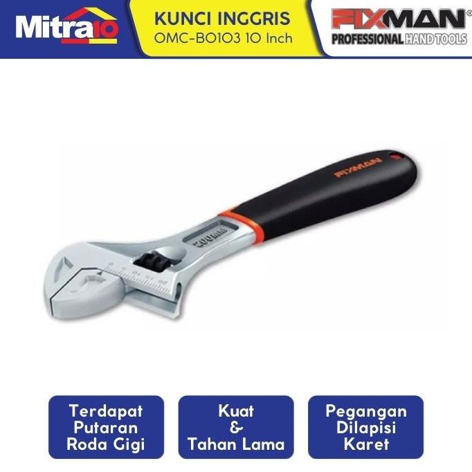 Jual Fixman Omc-B0103 Adjustable Wrench 10 Inch - Kunci Inggris ...