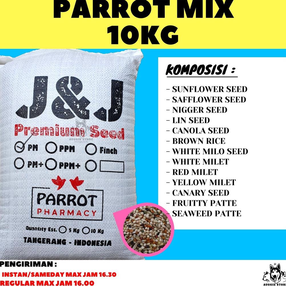 Jual New (REGULER) Parrot mix Pakan Harian lovebird, pakan campuran ...