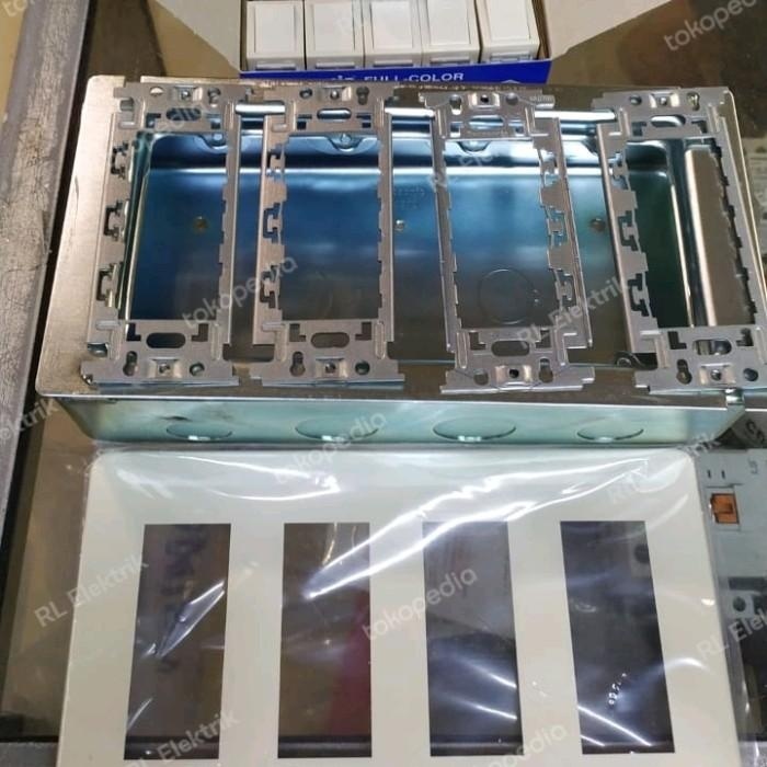 Jual GRID SWITCH 12 GANG SAKLAR PANASONIC 12 GANG + INBOWDUS KALENG | Shopee Indonesia