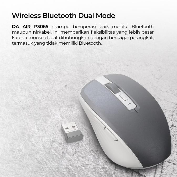 Jual Miliki Digital Alliance Mouse DA AIR P3065 Mini Ergonomic Wireless ...