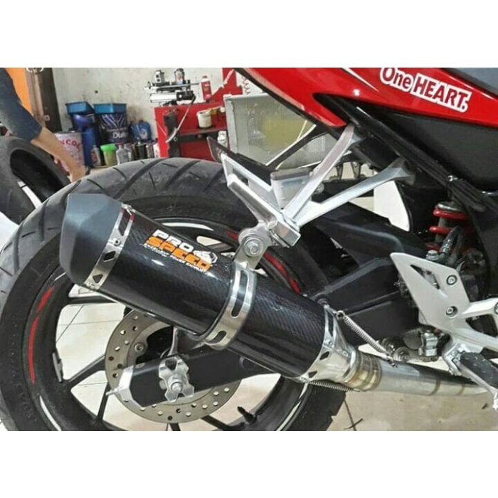 Jual [Original] Knalpot Prospeed Black Carbon Cbr 150RCbr150R K45G ...