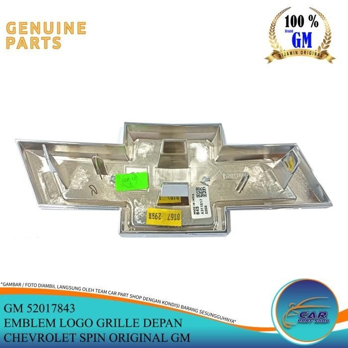 Jual Emblem Logo Chevrolet Grille Depan Chevrolet Spin Original Gm ...