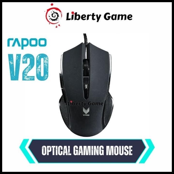 Jual Rapoo Vpro V20 Optical Gaming Mouse | Shopee Indonesia