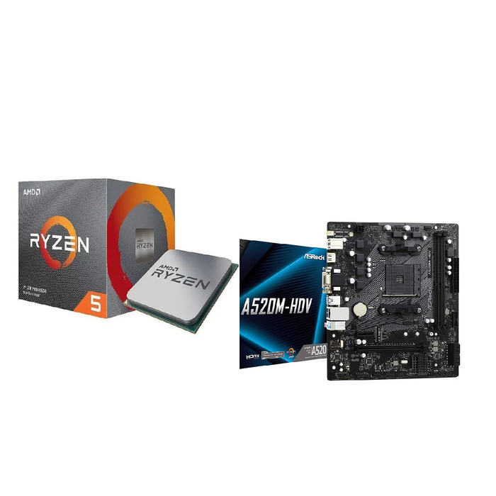 Jual Paket Mobo AMD Ryzen 5 5600G + Asrock A520M-HVS | Shopee Indonesia