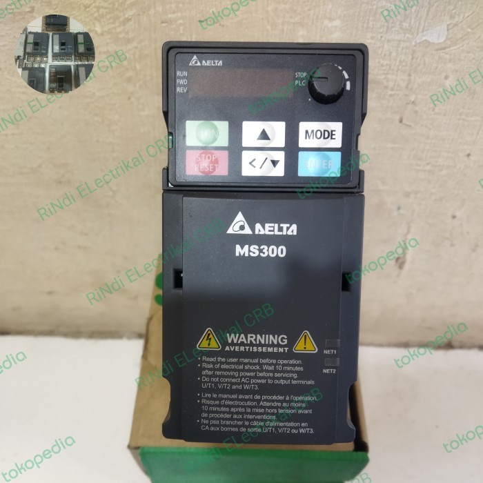 Jual [New] Vfd4A2Ms43Ansaa Inverter Delta Ms300 15Kw 380Volt 3Phase 2Hp ...