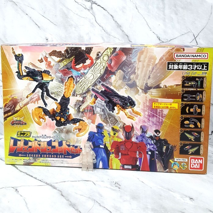 Jual [Ori] Ohsama Sentai King Ohger Mini-Pla 02 Three Legend Shugods ...
