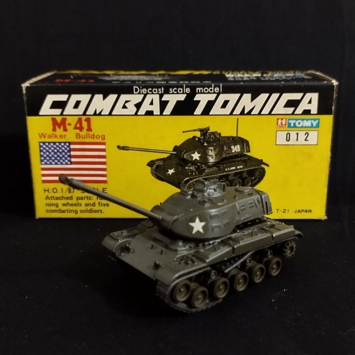 Jual [Original] Combat Tomica 012 M41 Walker Buldog Us Army Light Tank ...