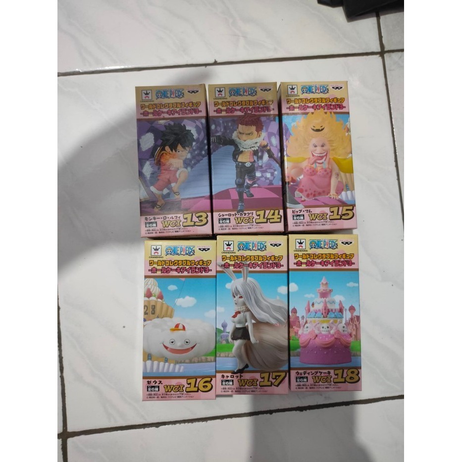 Jual [Ori] Wcf One Piece Wci Whole Cake Island Vol 3 Ori New Set 6 ...