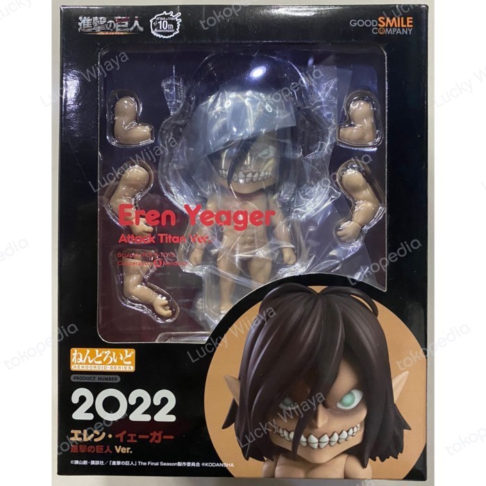 Jual [Original] Nendoroid 2022 Eren Yeager Attack Titan Ver Berkualitas ...