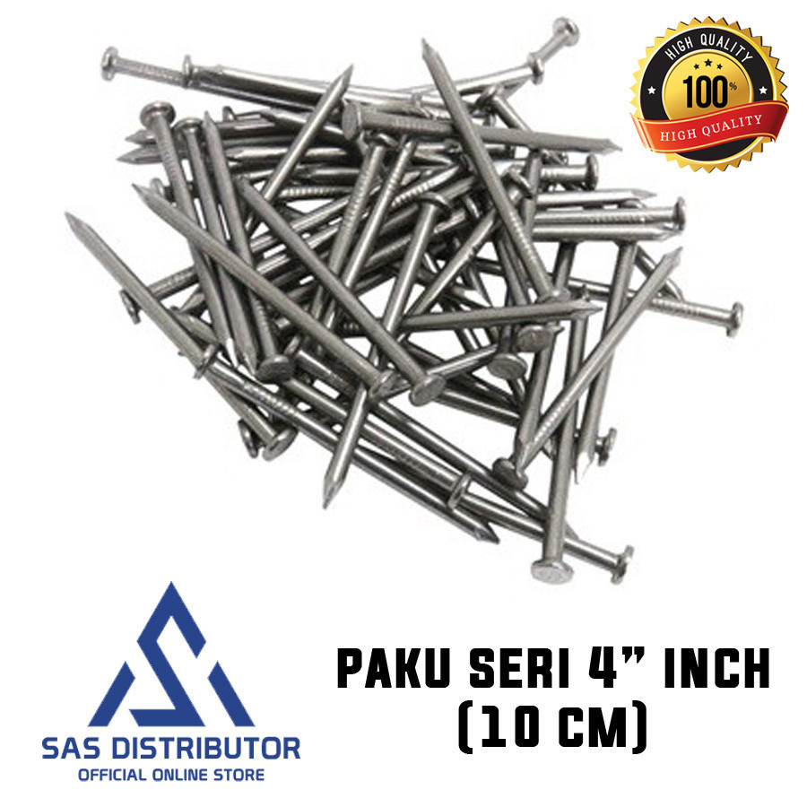 Jual Paku Kayu Seri 4 cm, 5 cm, 7 cm, 10 cm Per 100 gram | Paku Seri 1,5 - 2 - 3 - 4" inchi ...