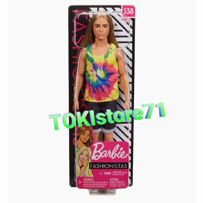 Jual [COD] Barbie Ken Fashionistas Doll #138 W/ Long Blonde Hair ...
