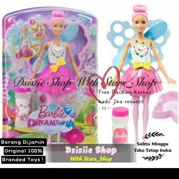 Jual [COD] Barbie Dreamtopia Bubbletastic Fairy Original / Boneka Barbie Bubble Terbatas ...