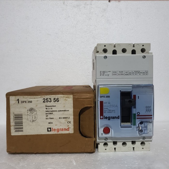 Jual [Baru] Mccb Breaker Legrand 3P 250A 3 Phase 250 Ampere 25356 ...