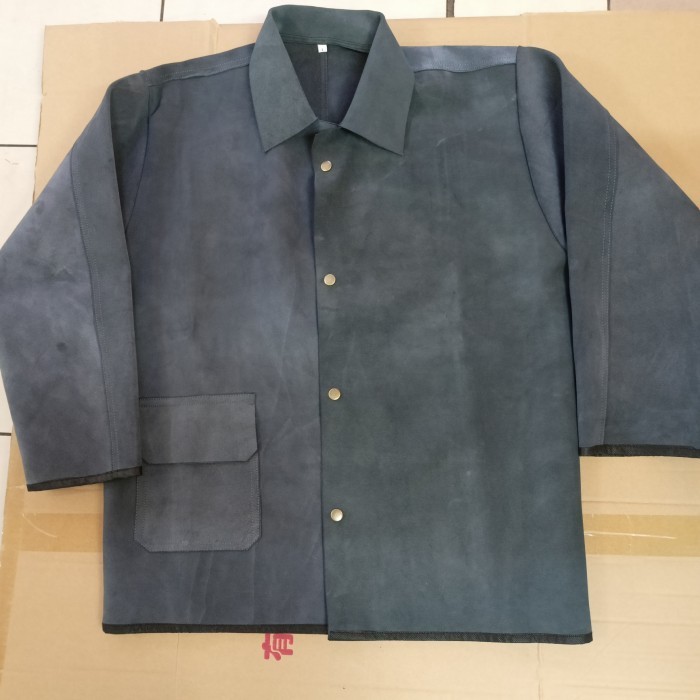 Jual JAKET LAS KULIT/ JAKET WELDING KULIT TEBAL | Shopee Indonesia