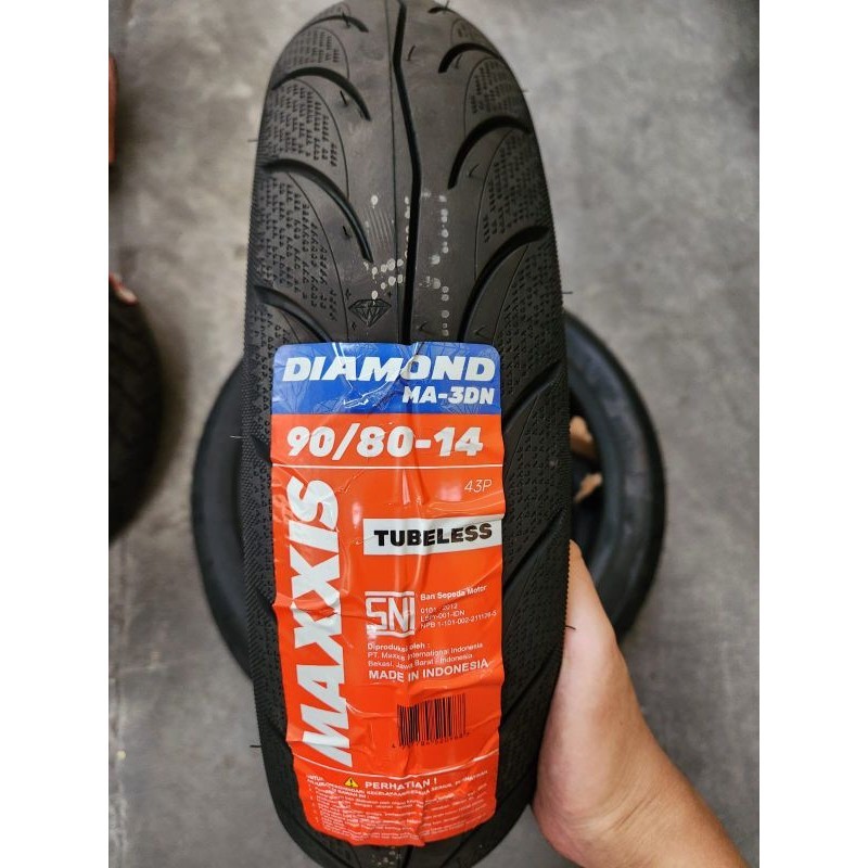 Jual Ban motor MAXXIS Diamond MA-3DN 90/80 Ring 14 90/80-14 Tubeless ...