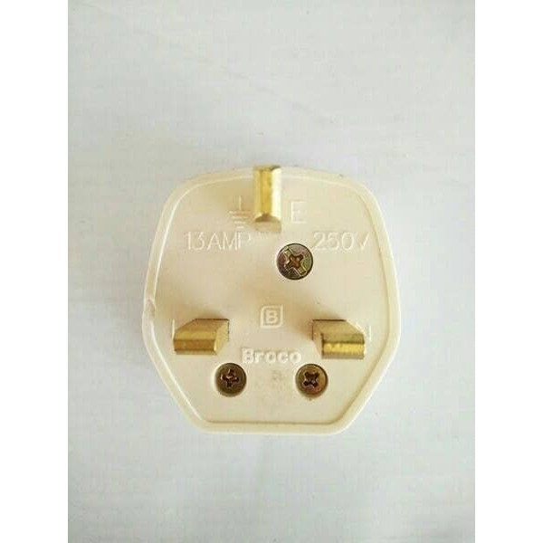 Jual Steker Ac Broco/Stopkontak Ac Colokan/ Steker Kaki 3 Tiga Best ...