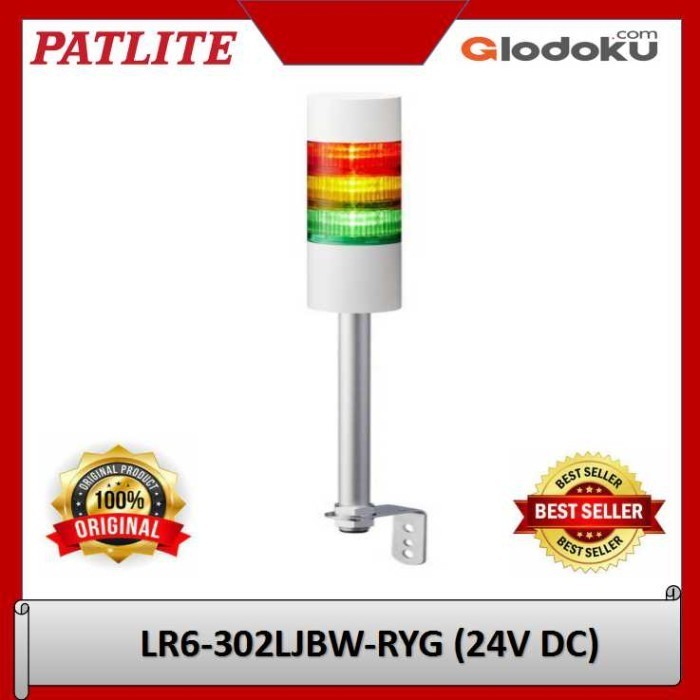 Jual PATLITE SIGNAL TOWER LR6-302LJBW-RYG (24 VDC) | Shopee Indonesia