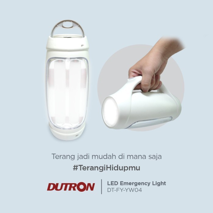 Jual Lampu Senter LED Emergency DUTRON / Lampu Darurat Portable DT-FY ...