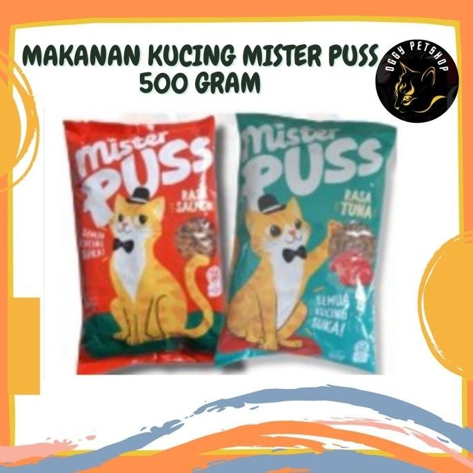 Jual Mister Puss 500Gr Makanan Kucing L Mr.Puss 500Gr | Shopee Indonesia