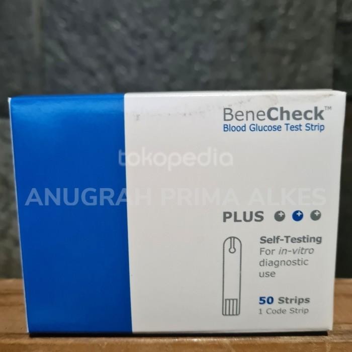 Jual Benecheck Plus Glucose Test Strips - Test Strip Gula Darah Isi 50 ...