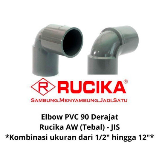 Jual ELBOW PVC RUCIKA AW 6 INCH / KNIE PVC RUCIKA AW 6 INCH | Shopee ...