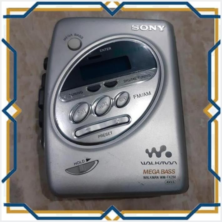 Jual [DCH] SONY WALKMAN RADIO KASET PLAYER DIGITAL MEMORY WM-FX288 ...
