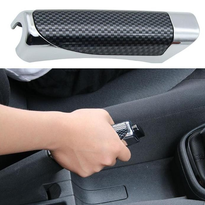 Jual Asli Cover Hand Brake Sarung Handle Rem Tangan Mobil Wood Carbon ...