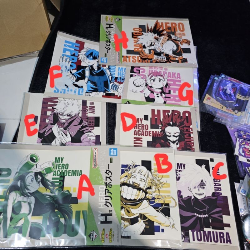 Jual official merch hero academia a3 clear poster dabi toga todoroki ...