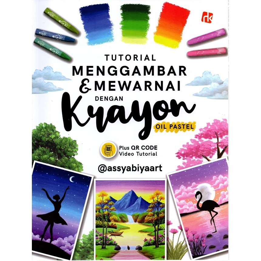 Jual Tutorial Menggambar & Mewarnai Dengan Krayon Oil Pastel | Shopee ...