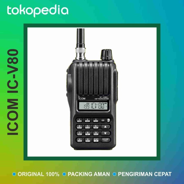 Jual {Anishop} HT Walky Talk ICOM IC-V80 V80 VHF 136-174MHz V80E ...