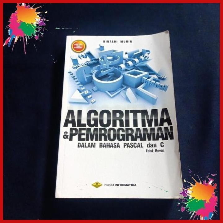 Jual buku algoritma & pemrograman dalam bahasa pascal dan c rinaldi ...