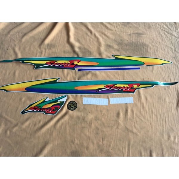 Jual Striping Stiker Sticker Lis Body Yamaha Sigma Hijau Copy Original ...