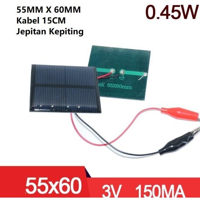 Jual Solarcell Panel Surya Tenaga Matahari Solar Cell Kecil 68*36Mm ...