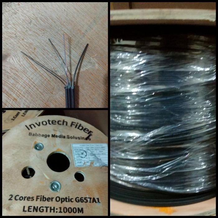Jual dropcore 1 core 2 core 3 seling INVOTECH kabel fiber optik ...