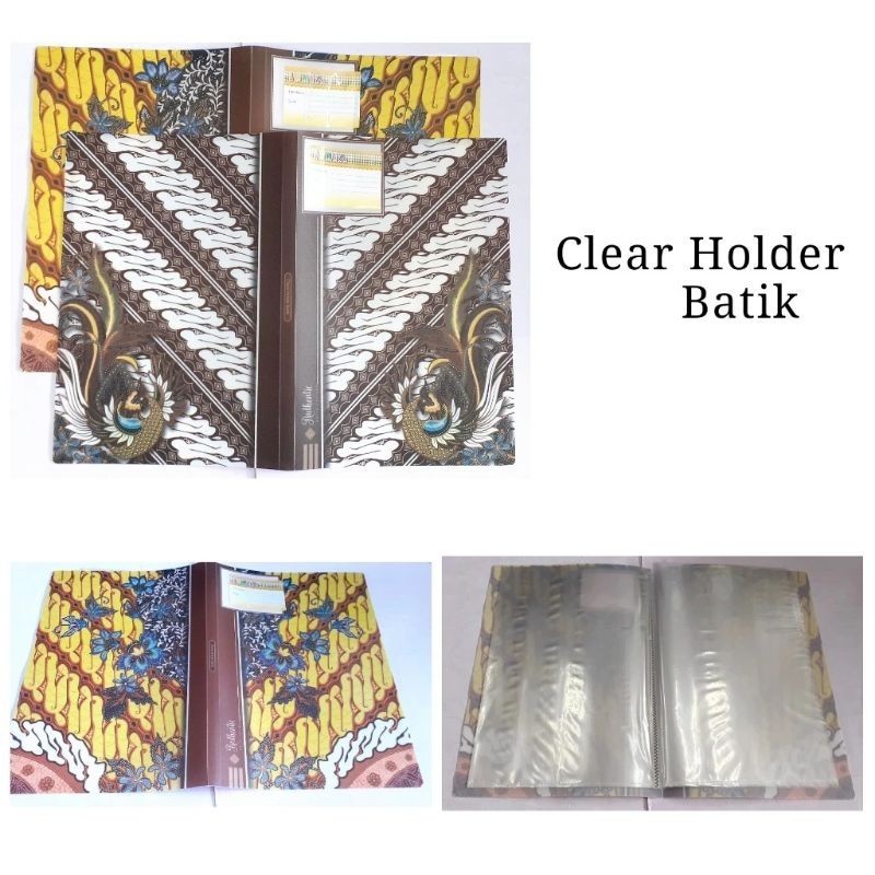 Jual Map Clear Holder batik/Document Keeper batik/Display Book batik ...