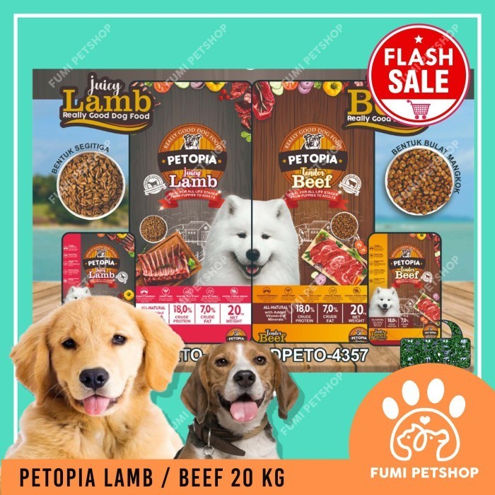 Jual PETOPIA DRY DOG FOOD 20 KG MAKANAN ANJING] | Shopee Indonesia