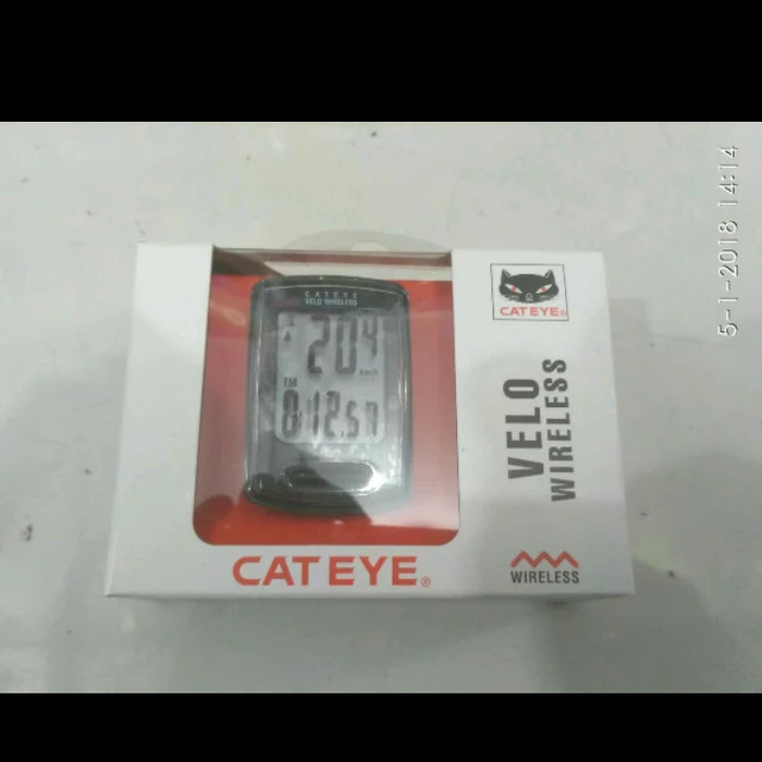 Jual Speedometer Sepeda Cateye Velo Wireless Hitam | Shopee Indonesia