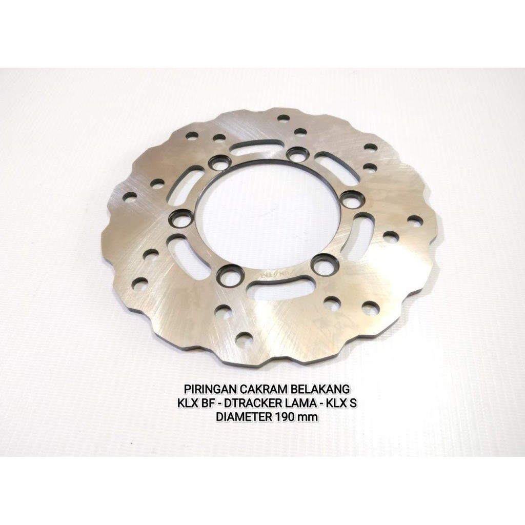 Jual DISC PIRINGAN CAKRAM BELAKANG KLX DTRACKER LAMA KLX BF 190 MM ...