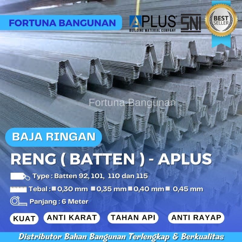 Jual Baja Ringan - Reng 101 tebal 0,45mm - APLUS | Shopee Indonesia