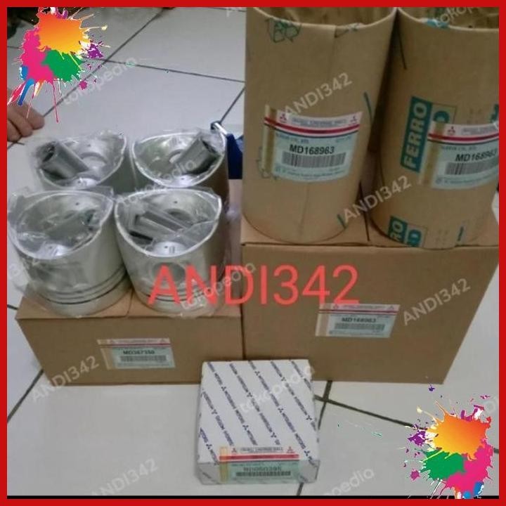 Jual LINER SET PISTON RING PISTON L300 DIESEL KUDA DIESEL 4D56 (AFK ...