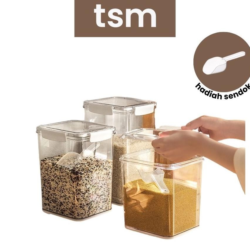 Jual Tsm Tempat Yimpanan Makanan Besar Akrilik | Toples Besar Kedap ...