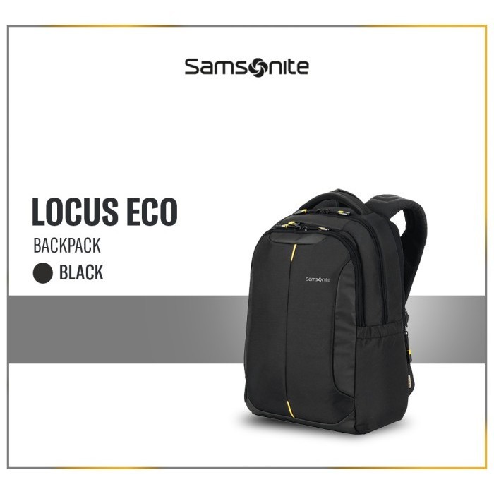 Jual Samsonite Locus Eco LP Bakpack N3 - Black | Shopee Indonesia